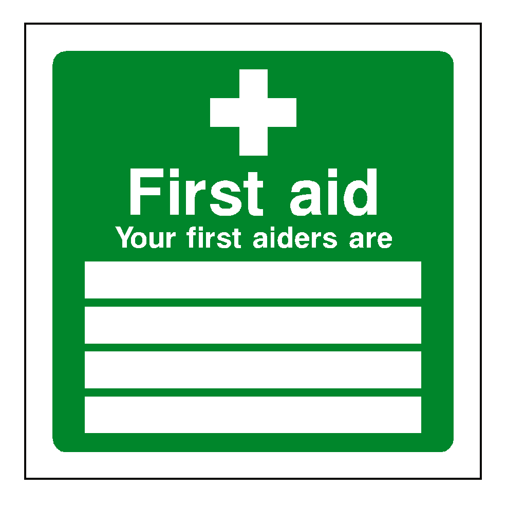 First Aid Personnel Sticker | Safety-Label.co.uk