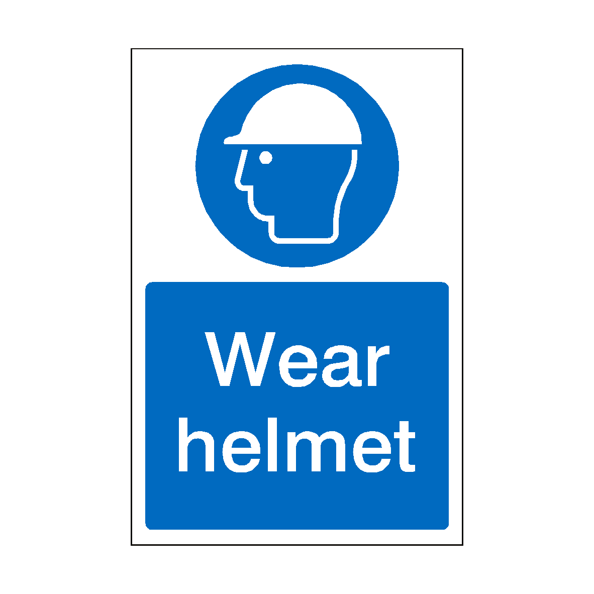 Head Protection Signs | Safety-Label.co.uk