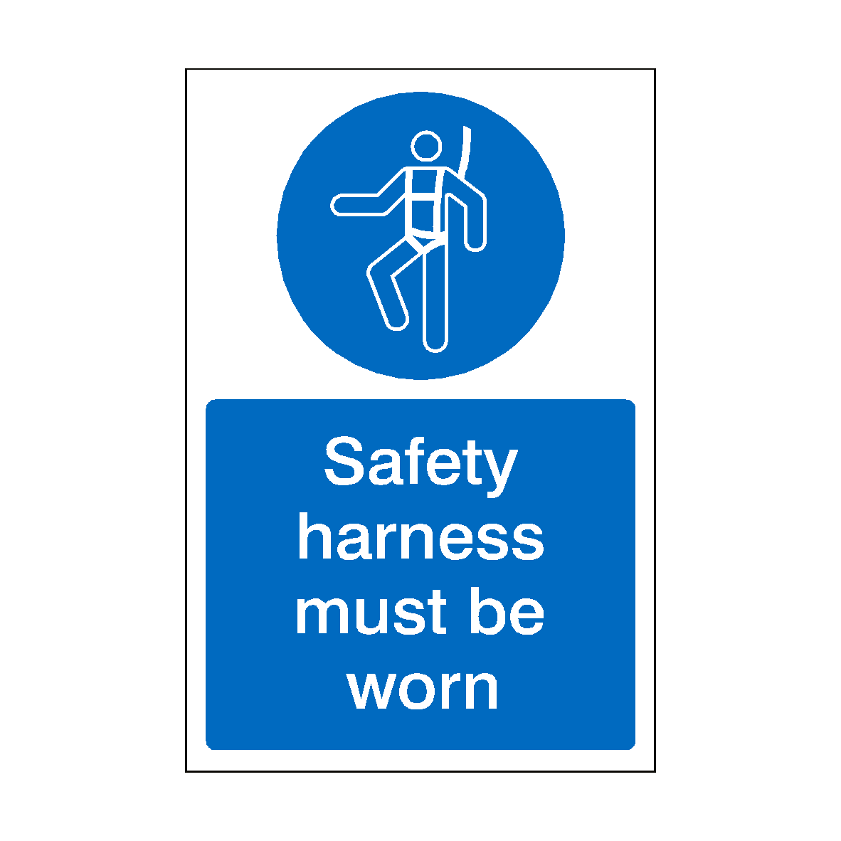 Safety Harness Stickers | Safety-Label.co.uk