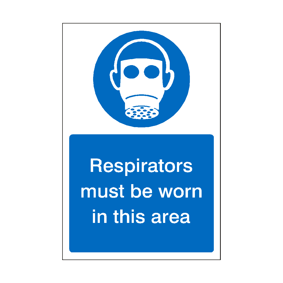 Respiratory Protection Stickers | Safety-Label.co.uk