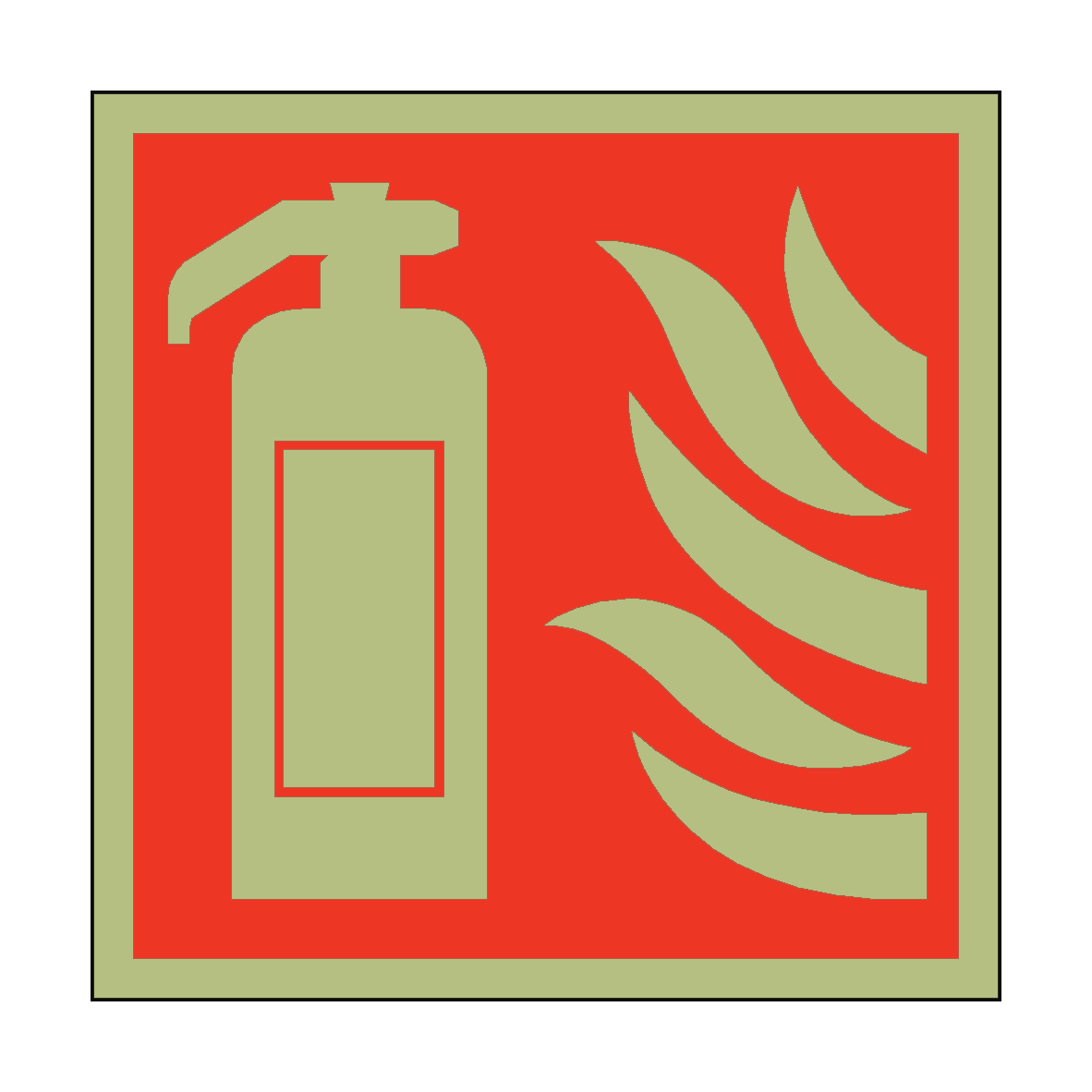 Photoluminescent Fire Equipment Stickers | Safety-Label.co.uk