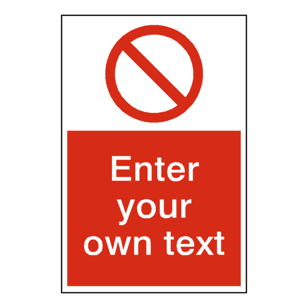 Custom Safety Signs | Safety-Label.co.uk