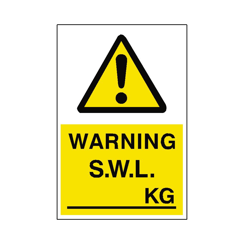 Safe Working Load Stickers | Safety-Label.co.uk