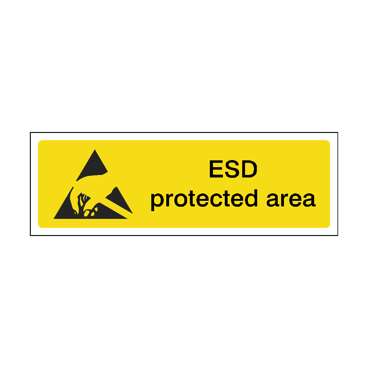 ESD Protected Area Label
