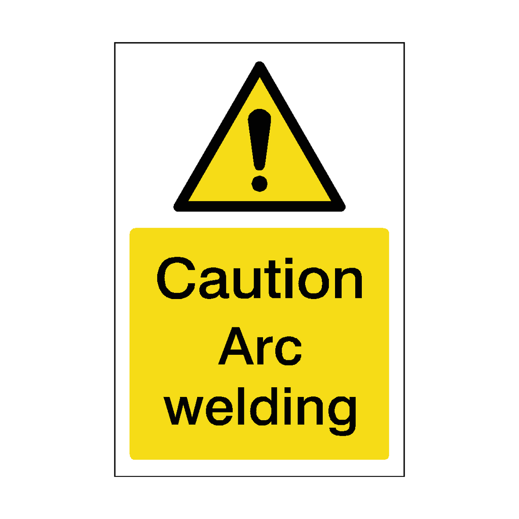 Arc Welding Sticker | Safety-Label.co.uk