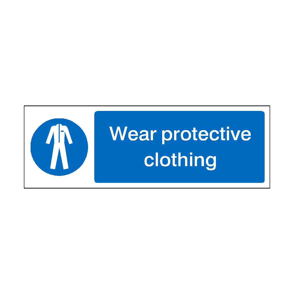 Wear Protective Clothing Sign | Safety-Label.co.uk