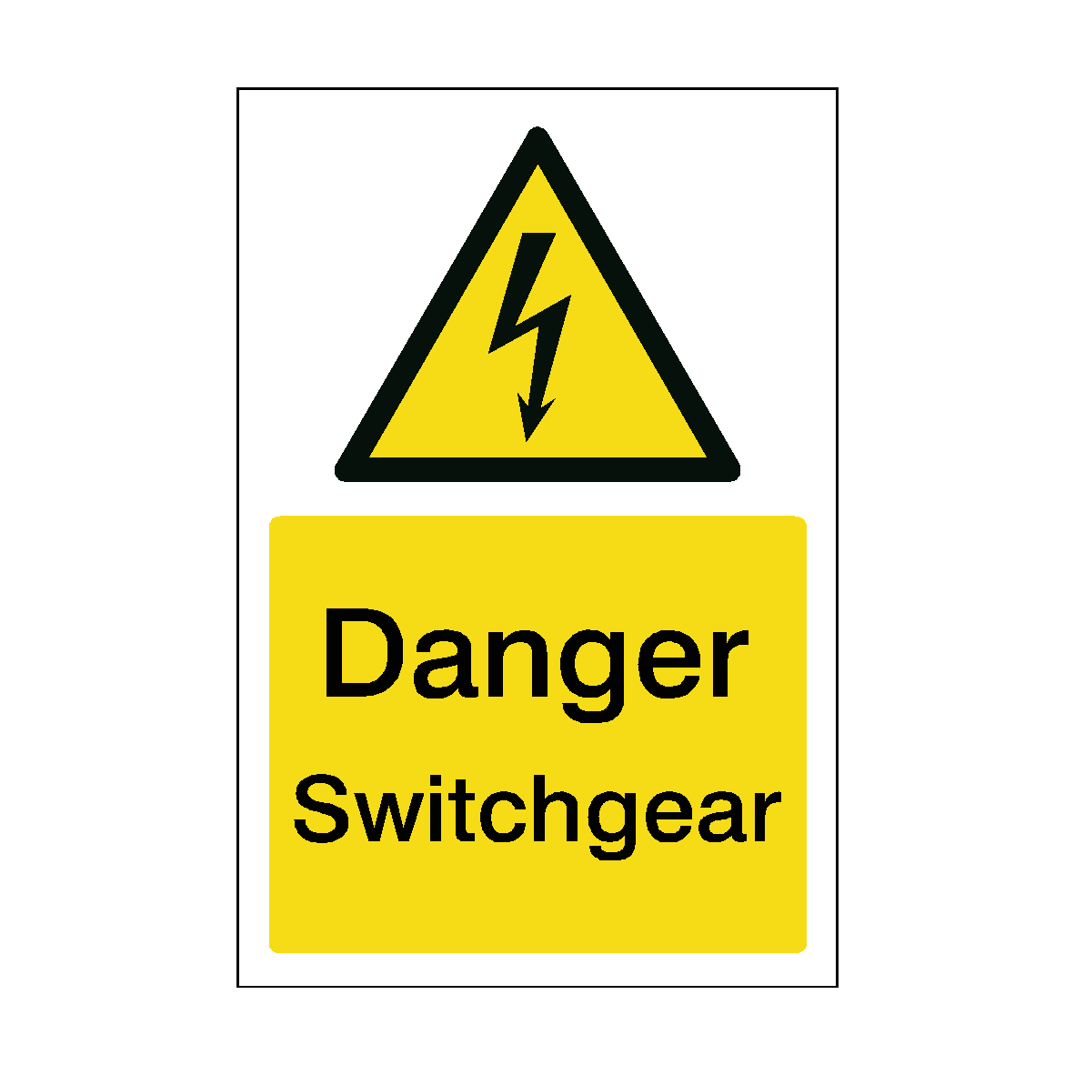Danger Switchgear Sticker | Safety-Label.co.uk