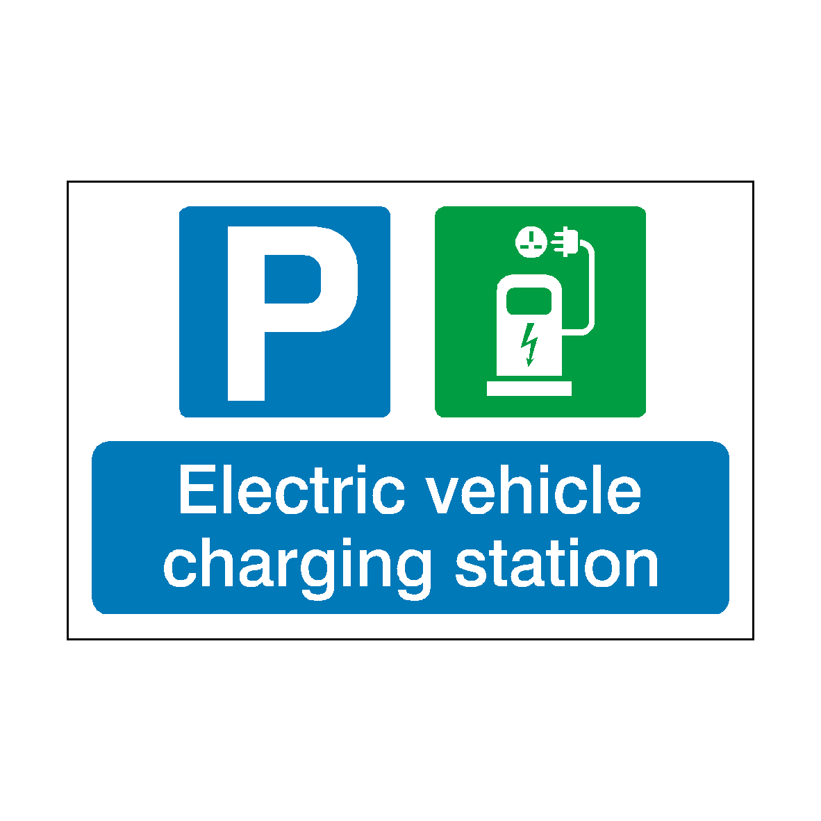 Electric Vehicle Charging Station Sticker | Safety-Label.co.uk