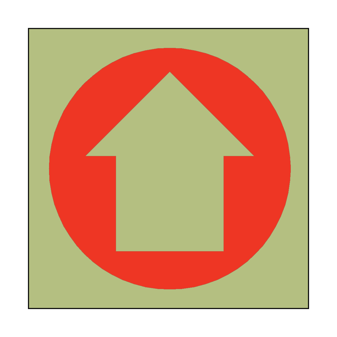 Photoluminescent Arrow Sticker Up | Safety-Label.co.uk