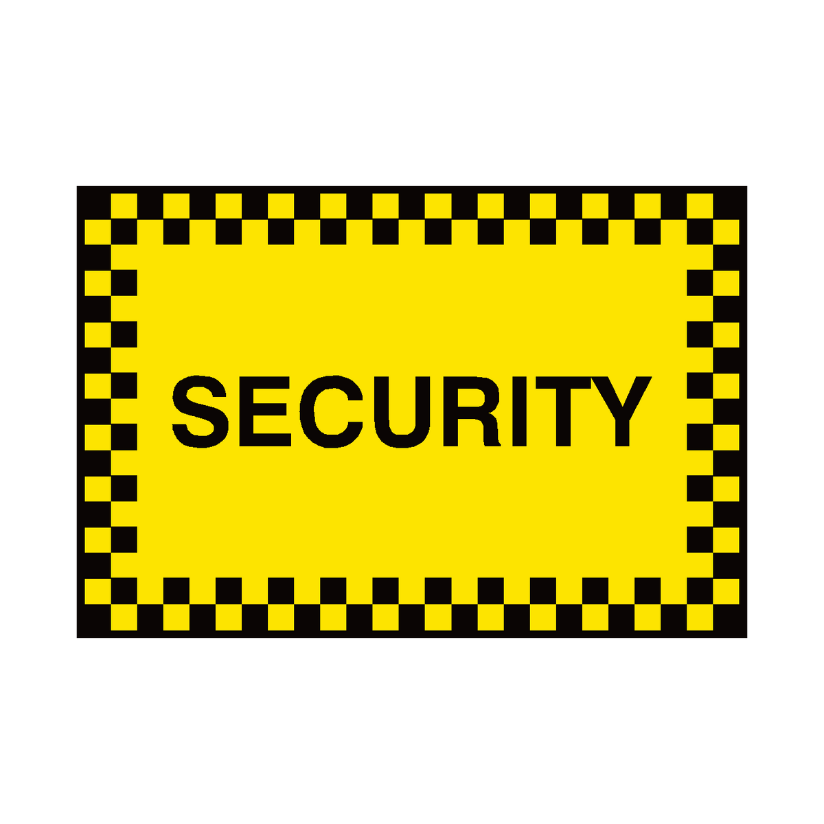 General Security Sticker