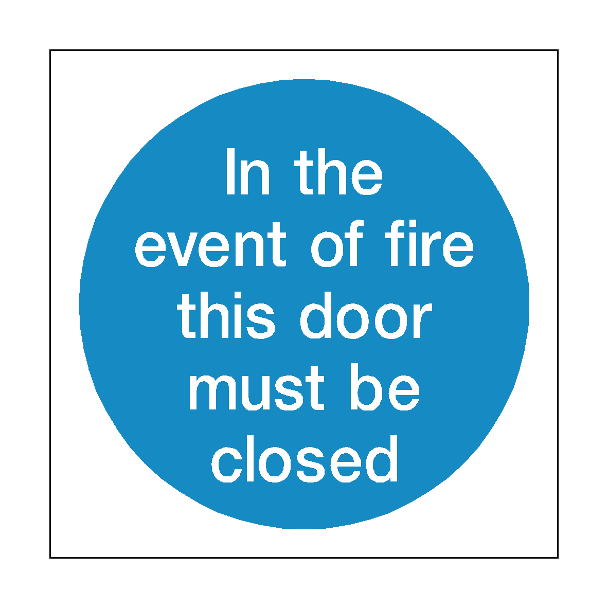Event Of Fire Door Sticker | Safety-Label.co.uk
