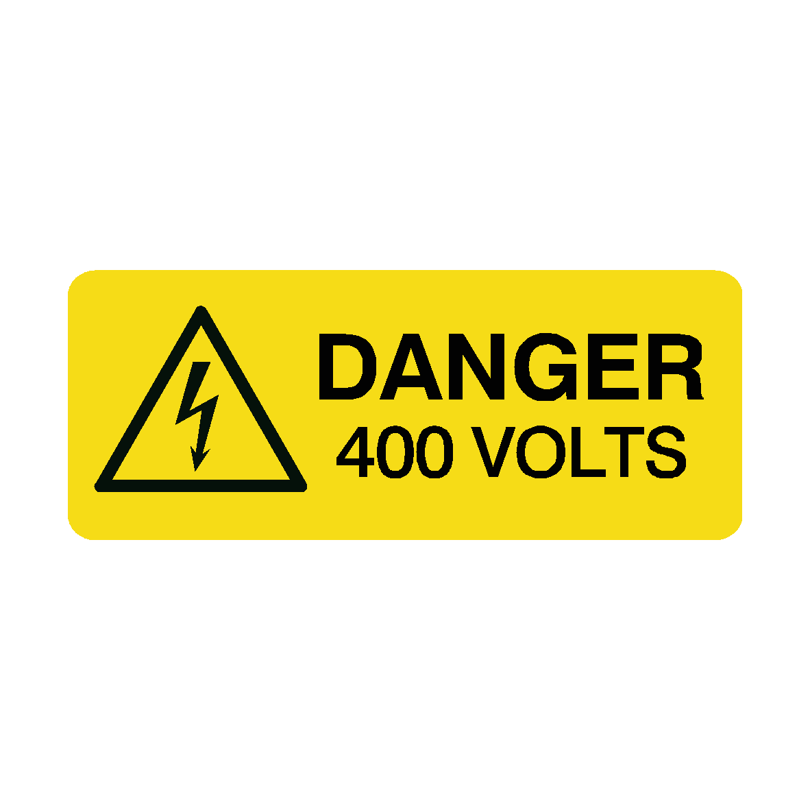 400 Volts Labels Mini | Safety-Label.co.uk