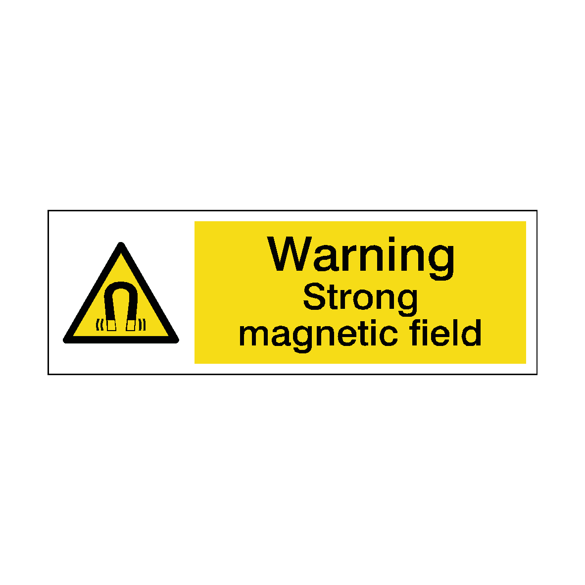 Strong Magnetic Field Label | Safety-Label.co.uk