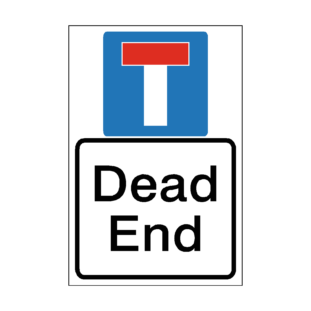 Dead End Parking Sign | Safety-Label.co.uk