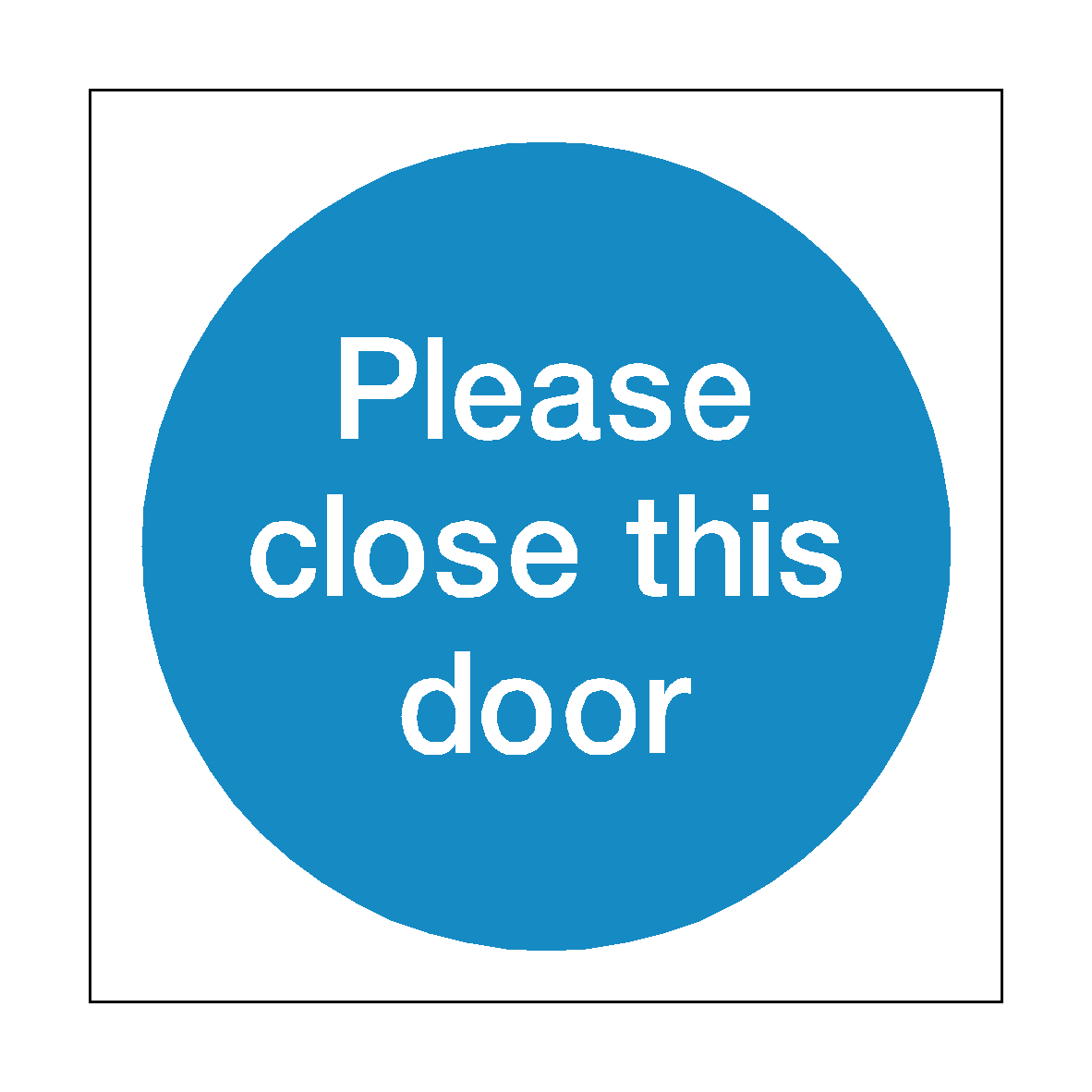 Automatic Fire Door Keep Clear Sign | Safety-Label.co.uk