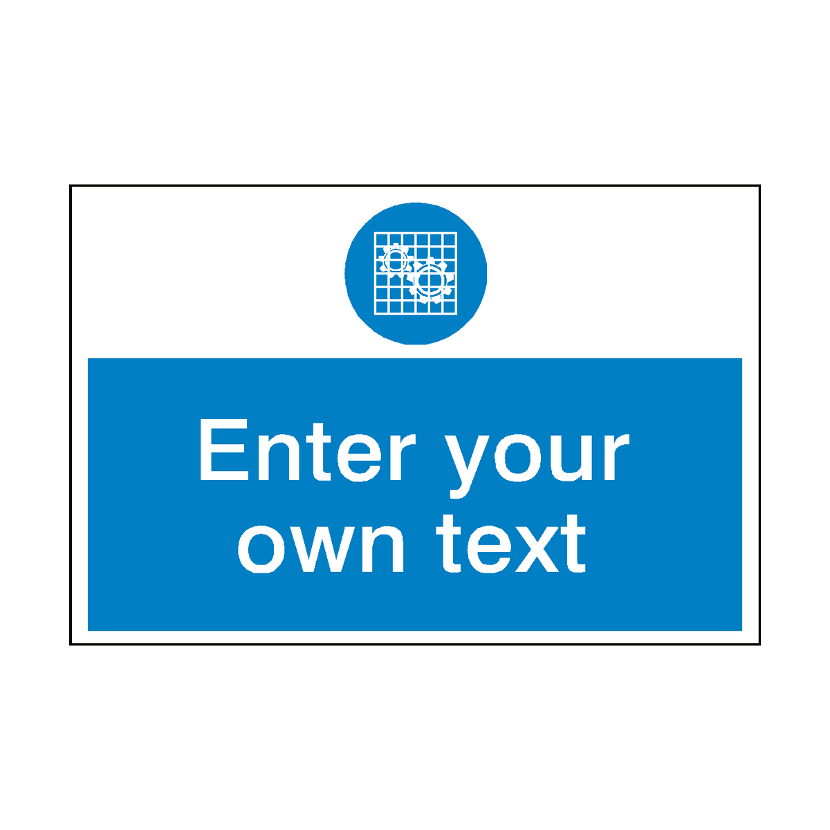 Check Guard Custom Safety Sign | Safety-Label.co.uk