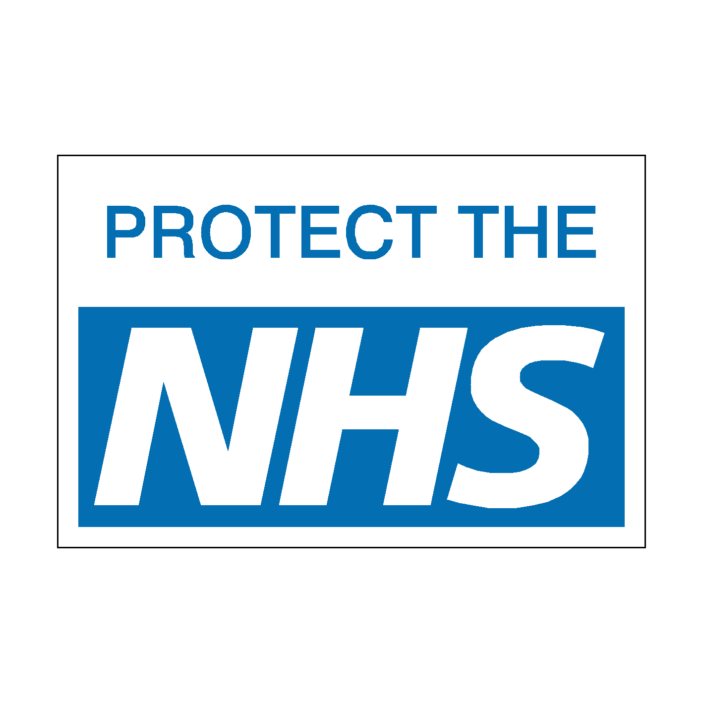 Protect The NHS Sign | Safety-Label.co.uk