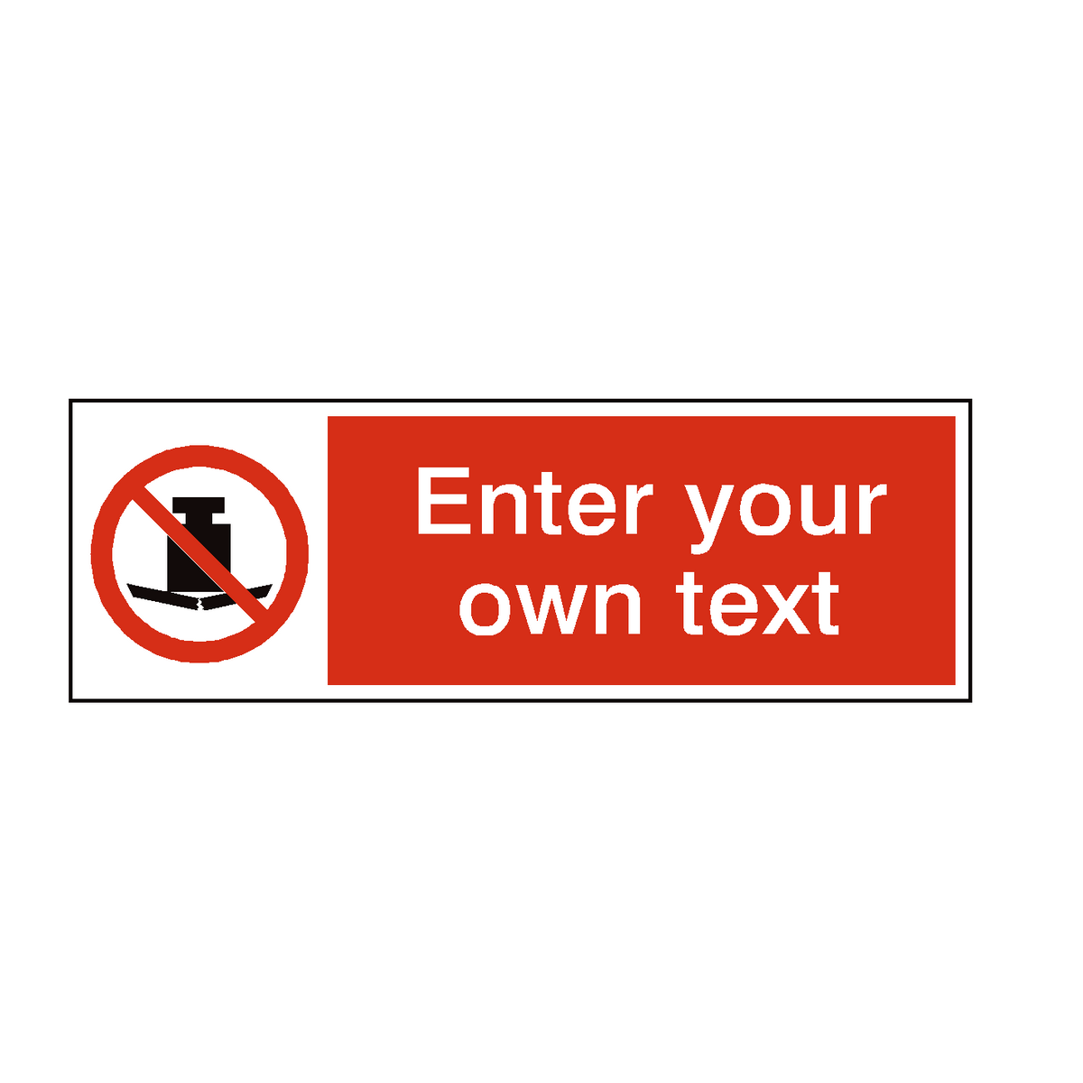 No Heavy Load Custom Sign | Safety-Label.co.uk