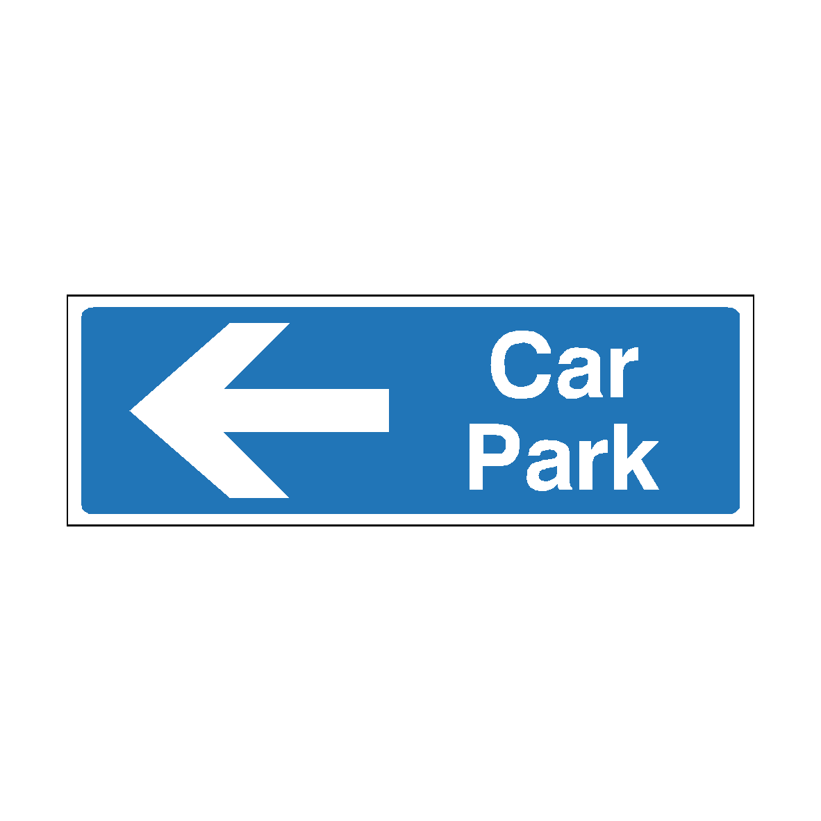 Car Park Parking Sign Arrow Left