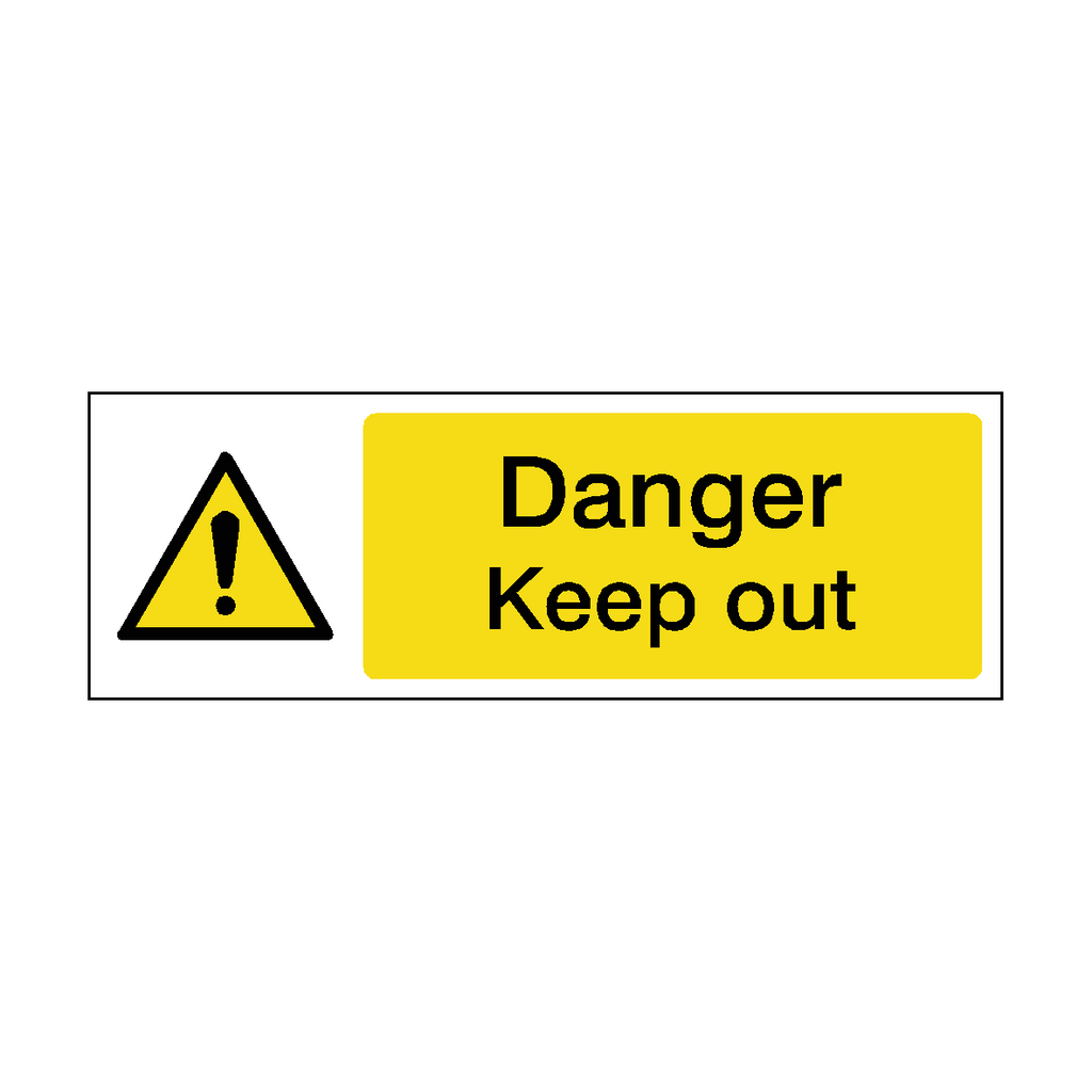 Keep Out Label | Safety-Label.co.uk