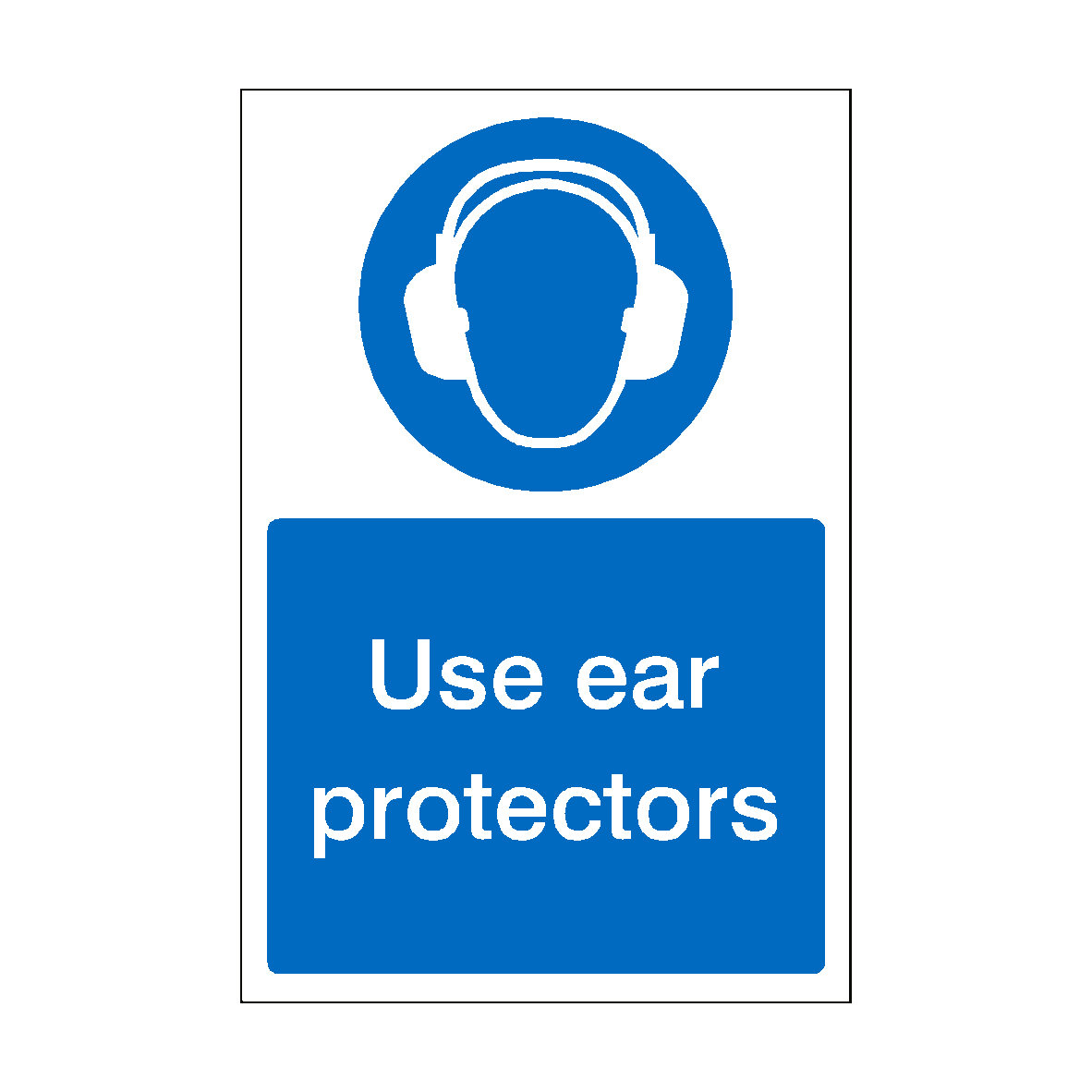 Use Ear Protectors Sign | Safety-Label.co.uk