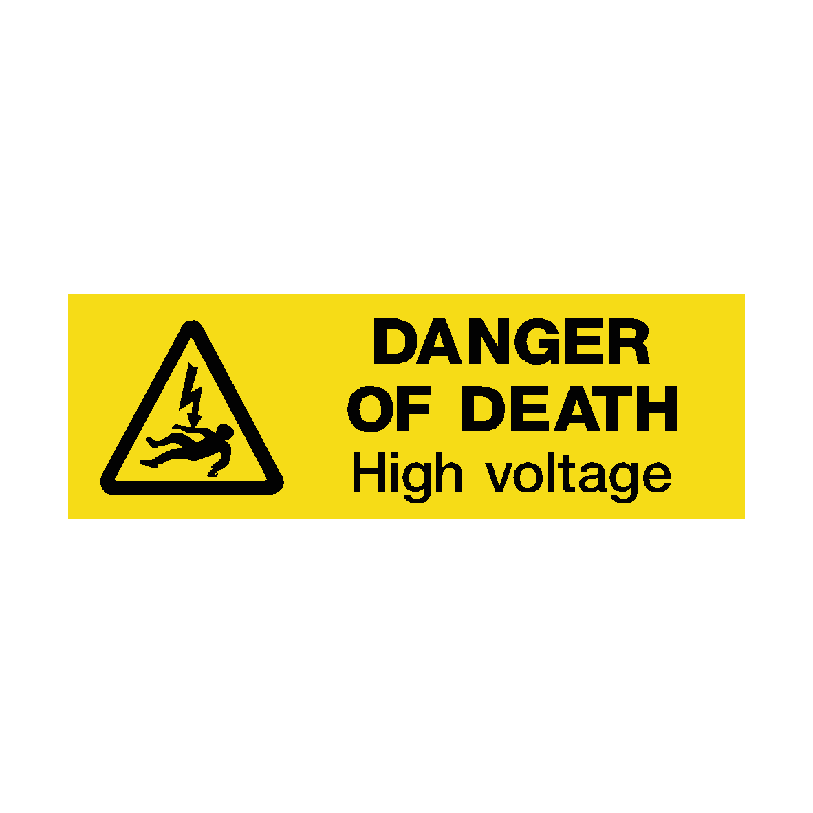 Danger Of Death Safety Sign | Safety-Label.co.uk