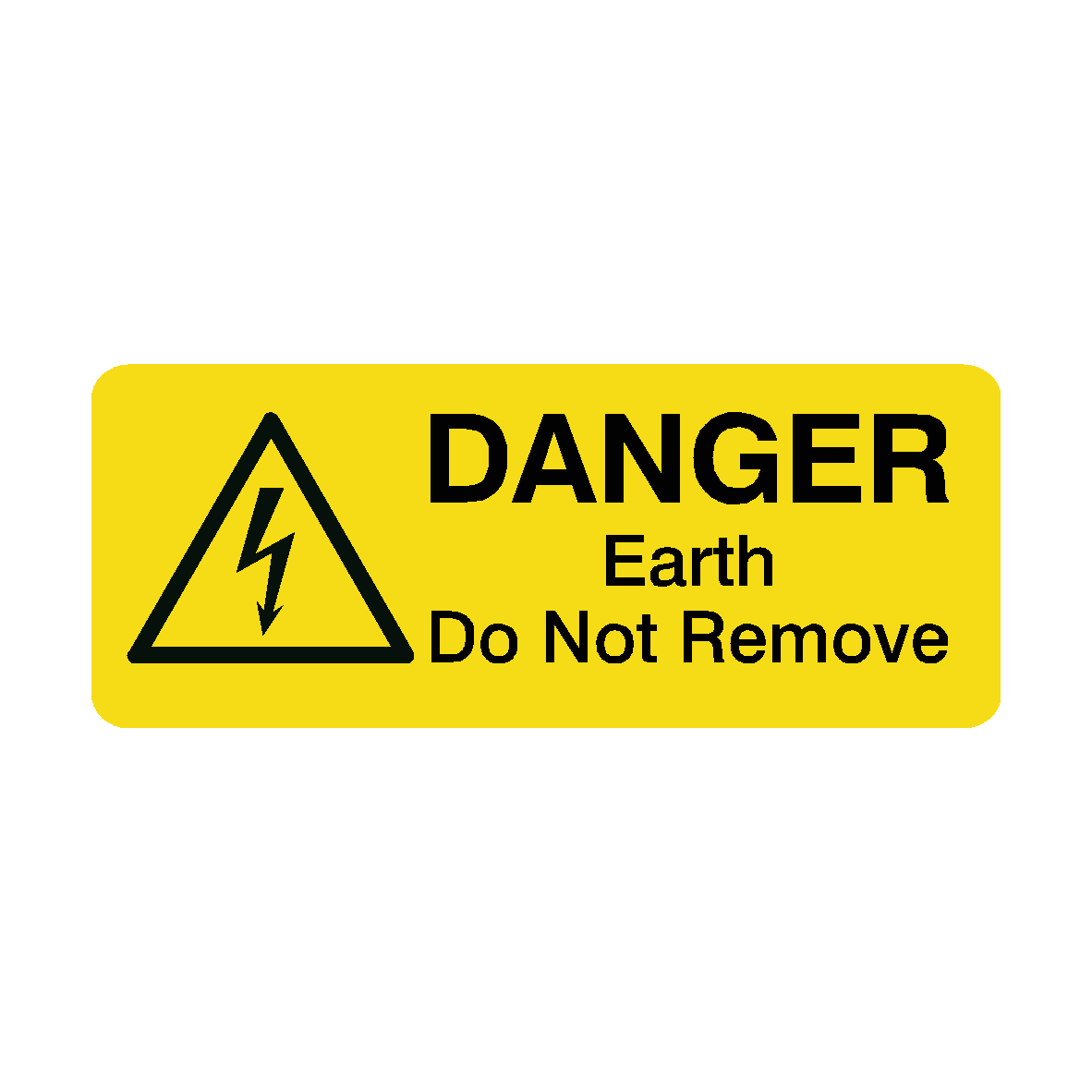 Earth Do Not Remove Labels Mini | Safety-Label.co.uk