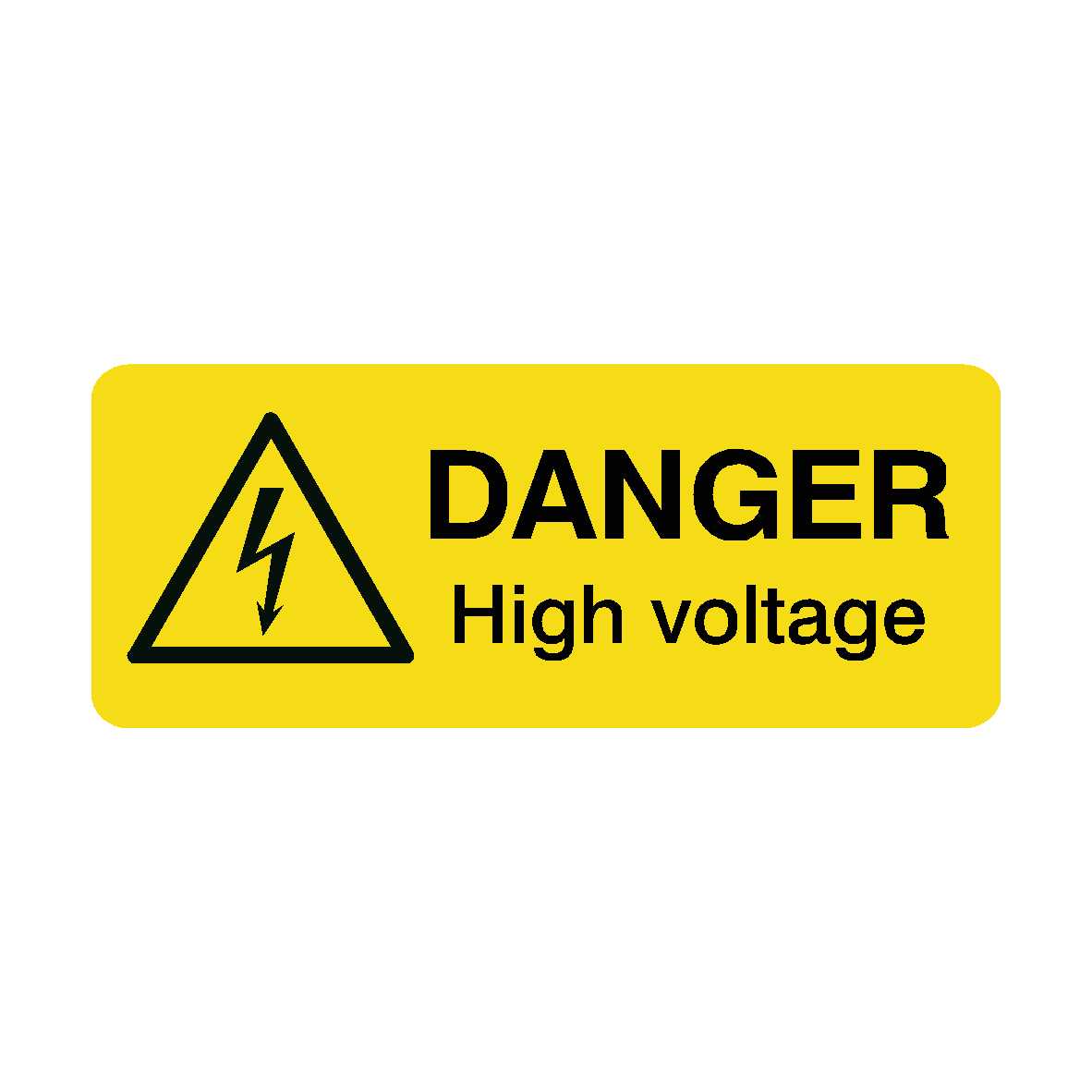 High Voltage Labels Mini | Safety-Label.co.uk