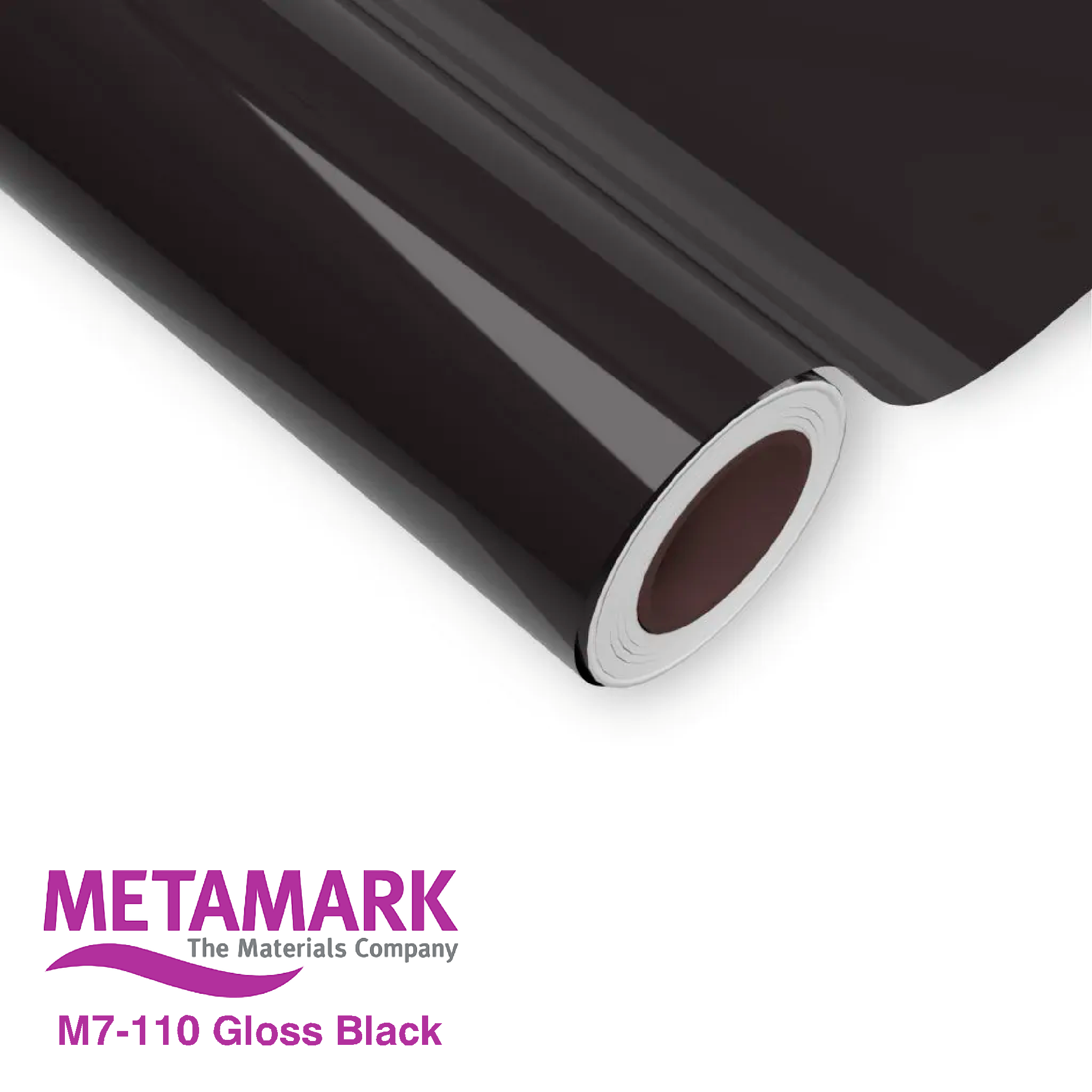 610mm Metamark M7-110 Black Gloss Vinyl | Safety-Label.co.uk