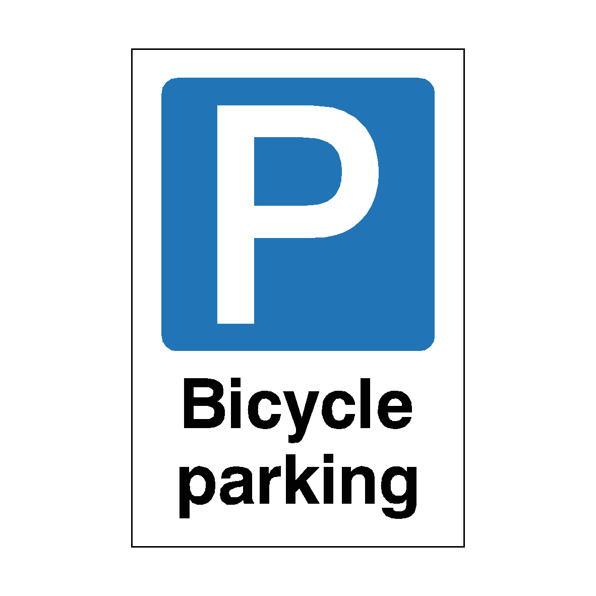 Bicycle Parking Sign | Safety-Label.co.uk