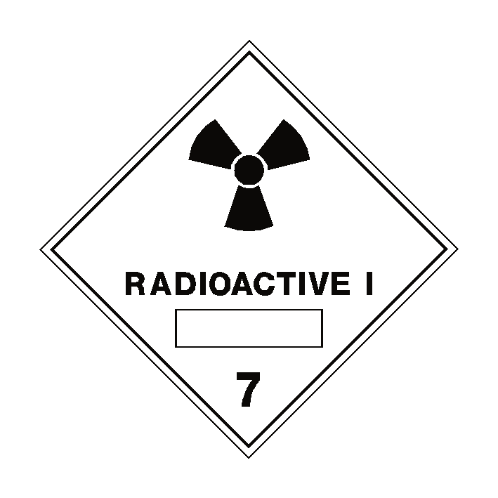 Radioactive i 7 Sign | Safety-Label.co.uk