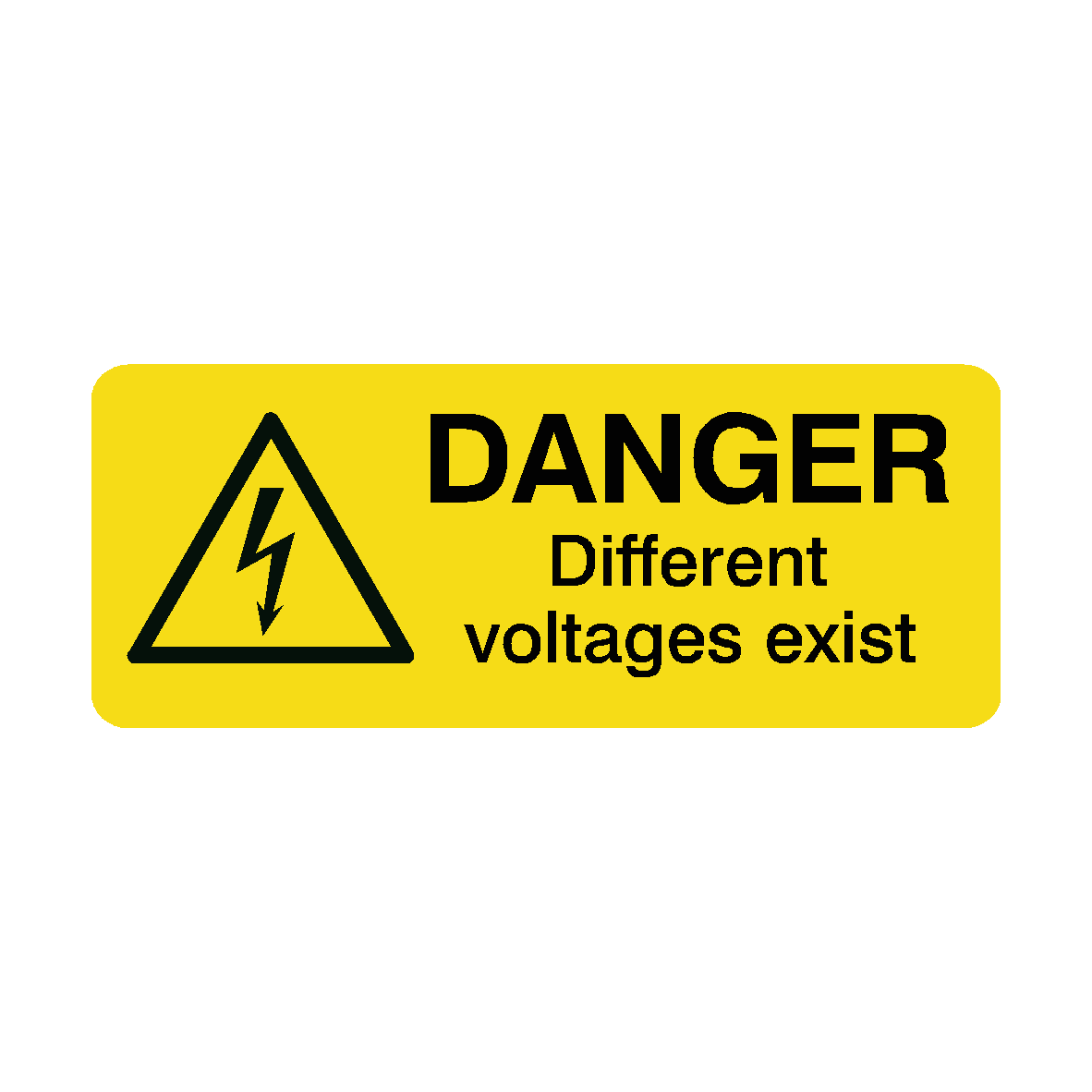 Different Voltages Labels Mini | Safety-Label.co.uk