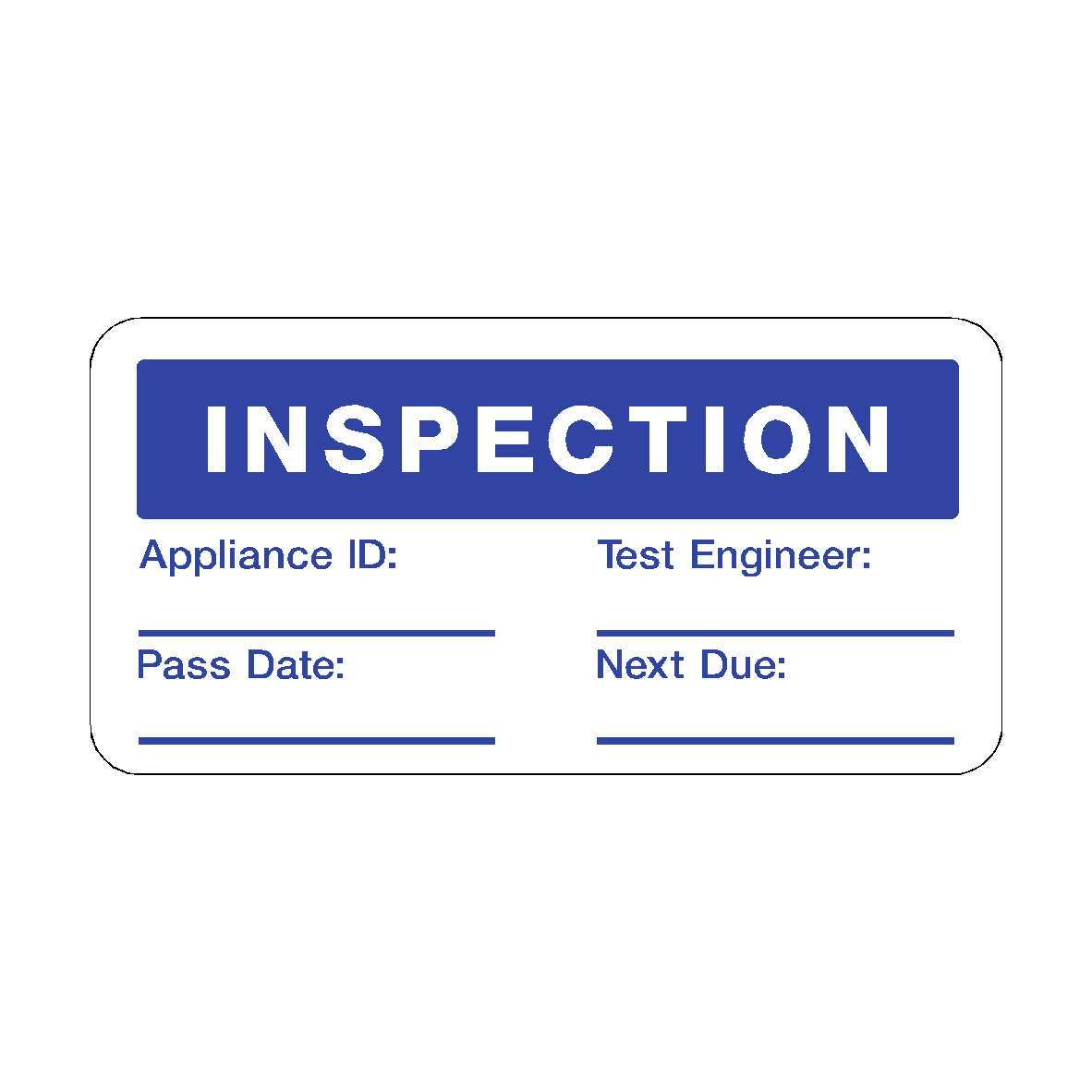 Inspection Label | Safety-Label.co.uk