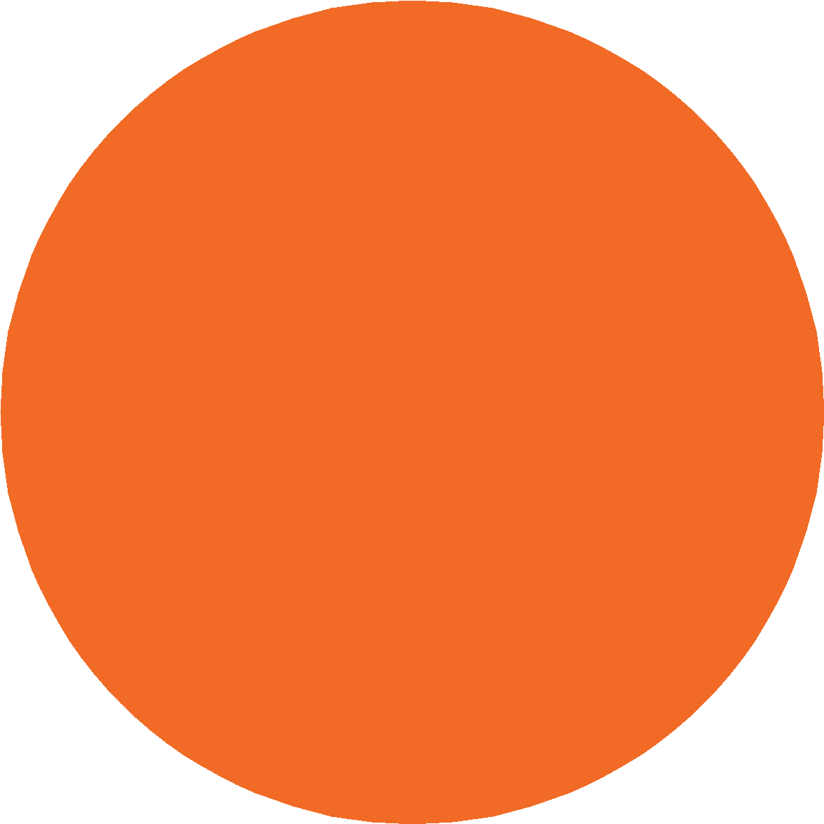 Orange Sticky Dots | Safety-Label.co.uk