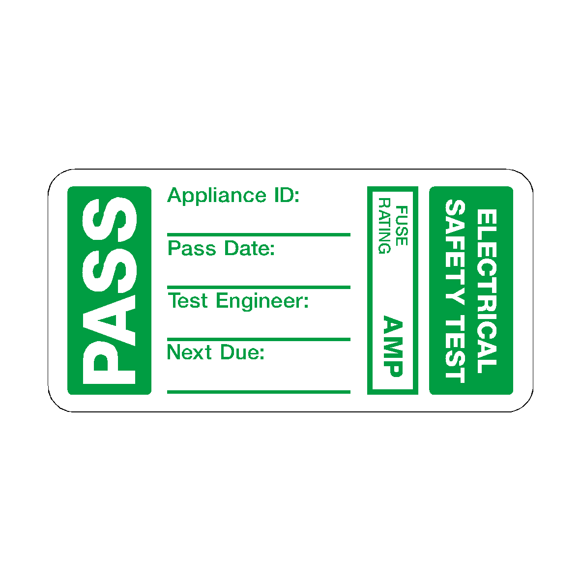 PAT Test Pass Label | Safety-Label.co.uk