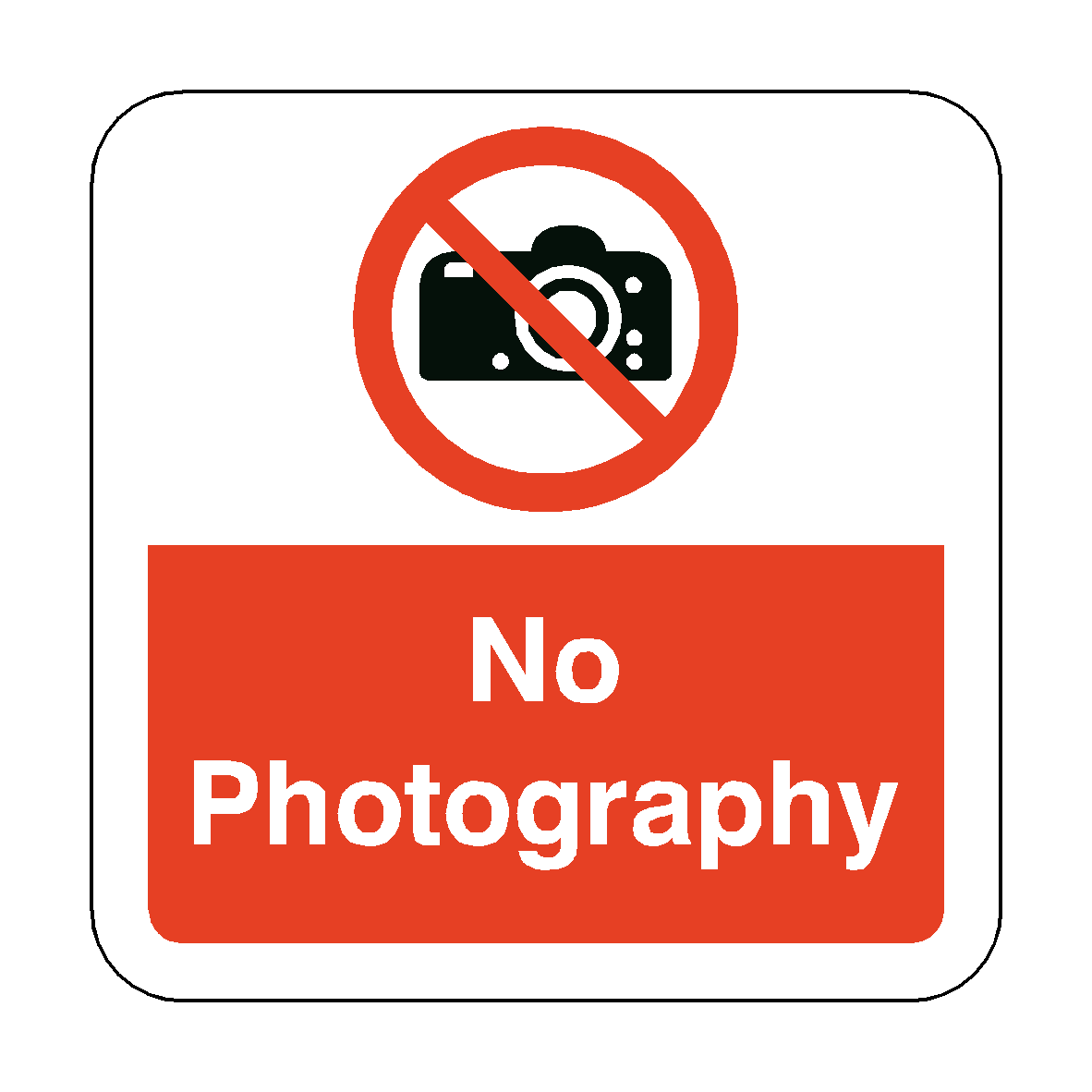 No Photography Floor Graphics Sticker | Safety-Label.co.uk
