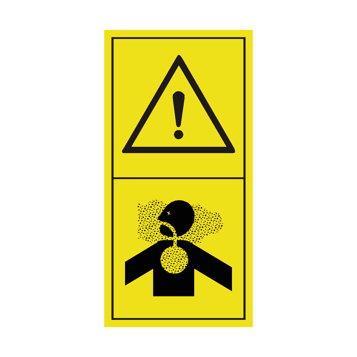 Warning Risk Of Asphyxiation Sticker | Safety-Label.co.uk