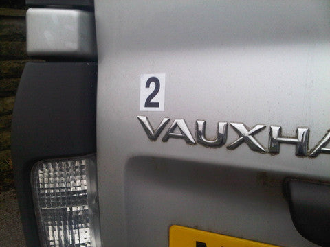 Number 2 Sticker Black | Safety-Label.co.uk