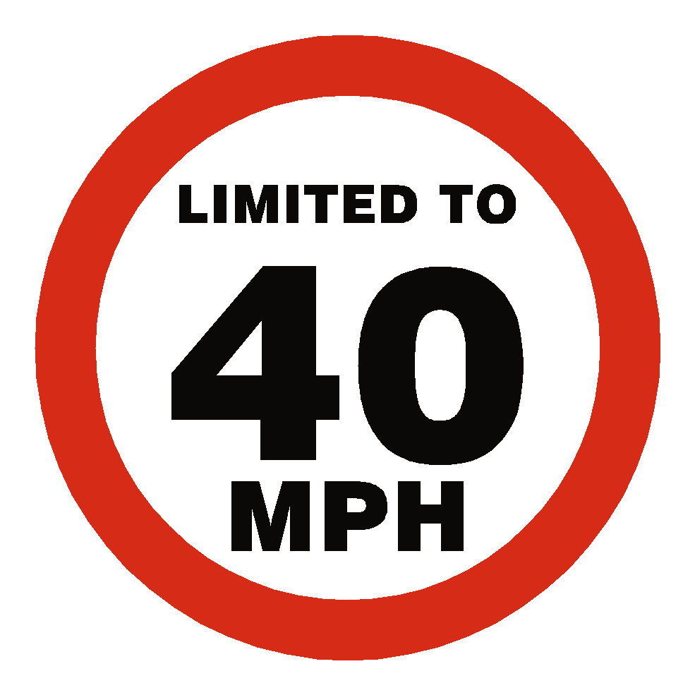 Printable Speed Limit 40 Signs 33 Signage Ideas | Funny Road Signs,