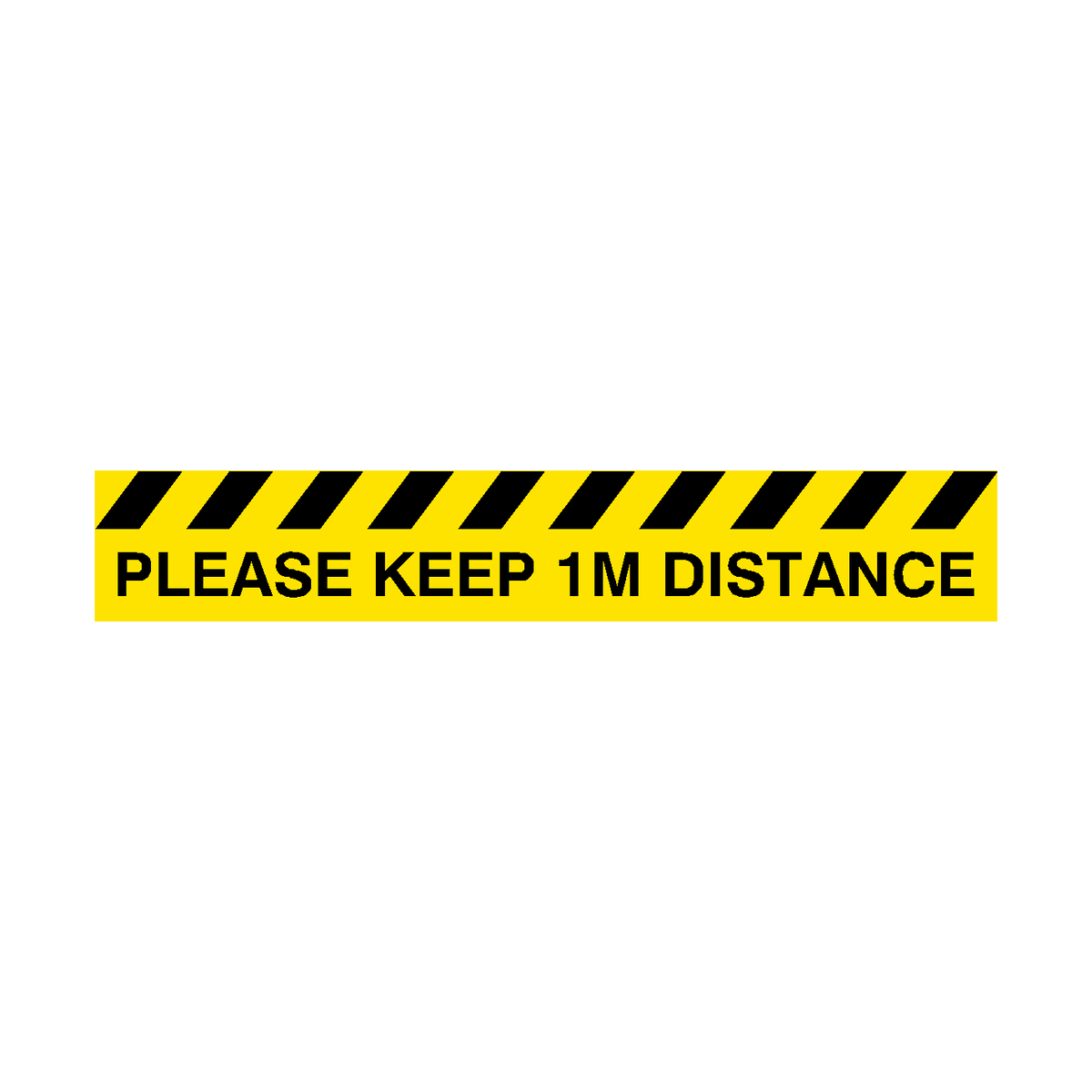 Please Keep 1M Distance Floor Graphics Strip