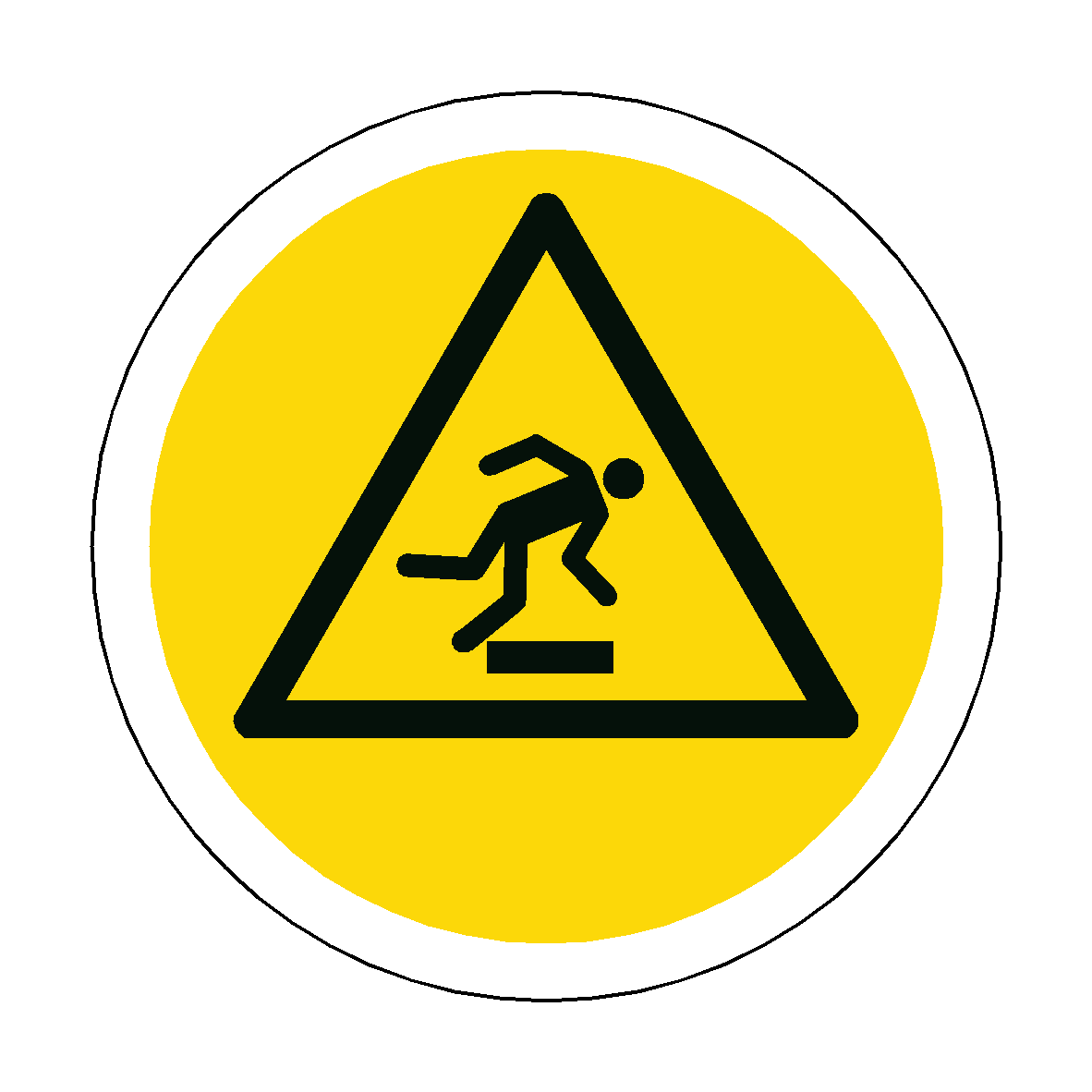 Trip Hazard Floor Marker Sticker | Safety-Label.co.uk