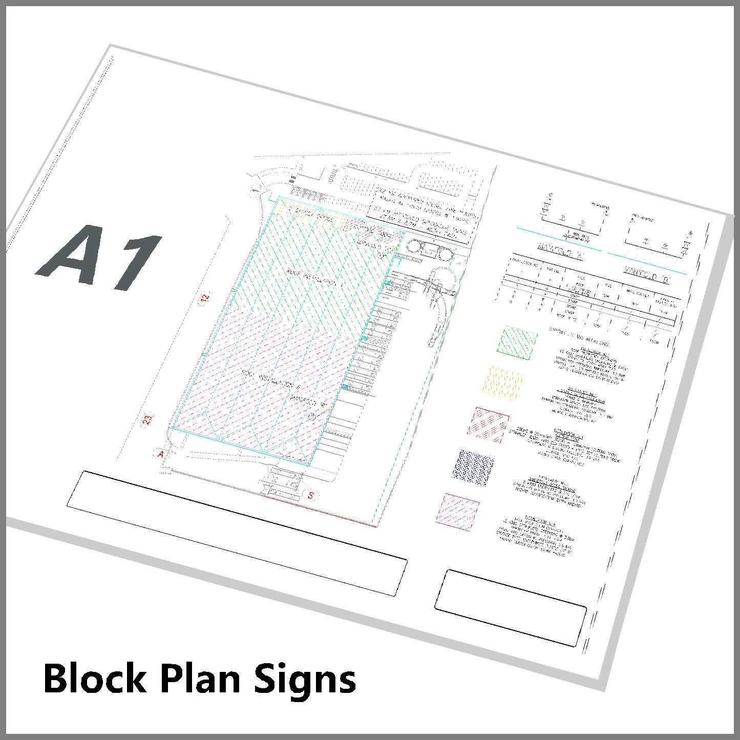 Sprinkler Block Plan A1 | Safety-Label.co.uk