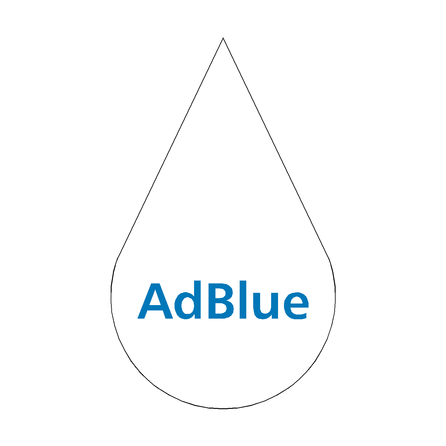 AdBlue HGV Sticker | Safety-Label.co.uk