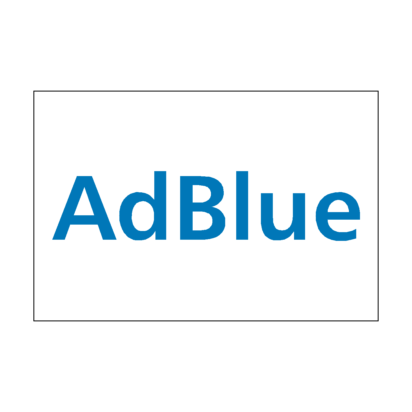 AdBlue Car Sticker | Safety-Label.co.uk