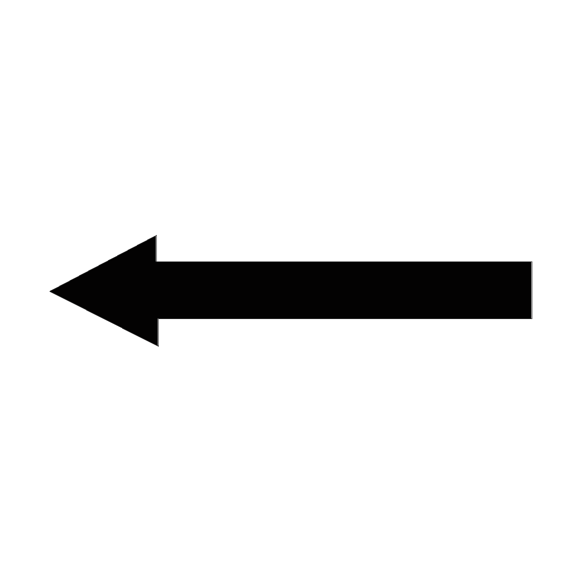 Black Arrow For Agriculture Vehicle Sticker | Safety-Label.co.uk