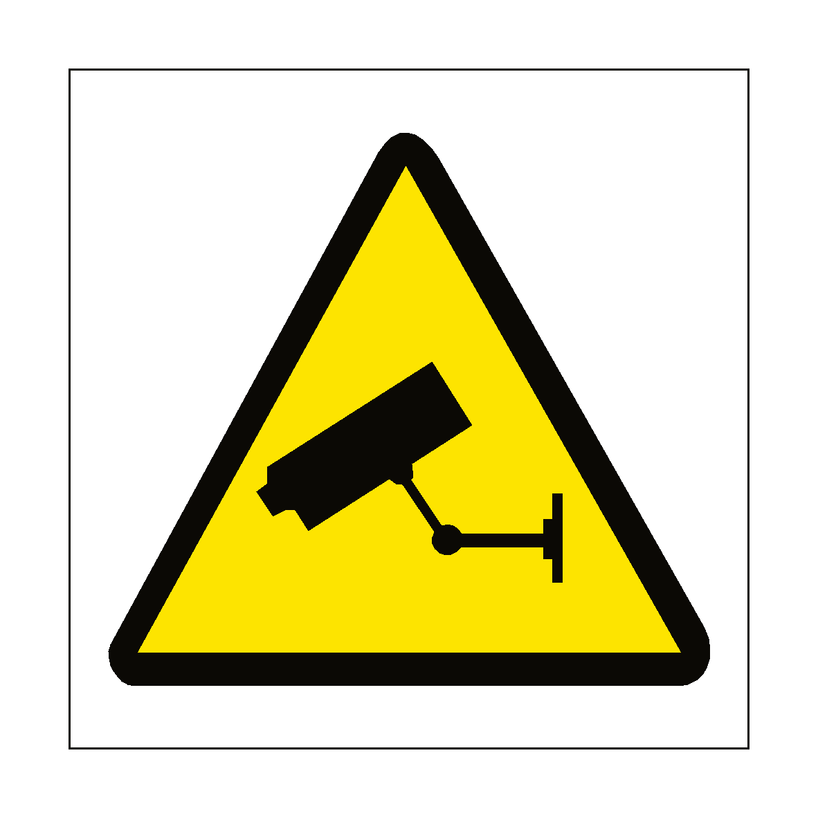 CCTV Symbol Label | Safety-Label.co.uk