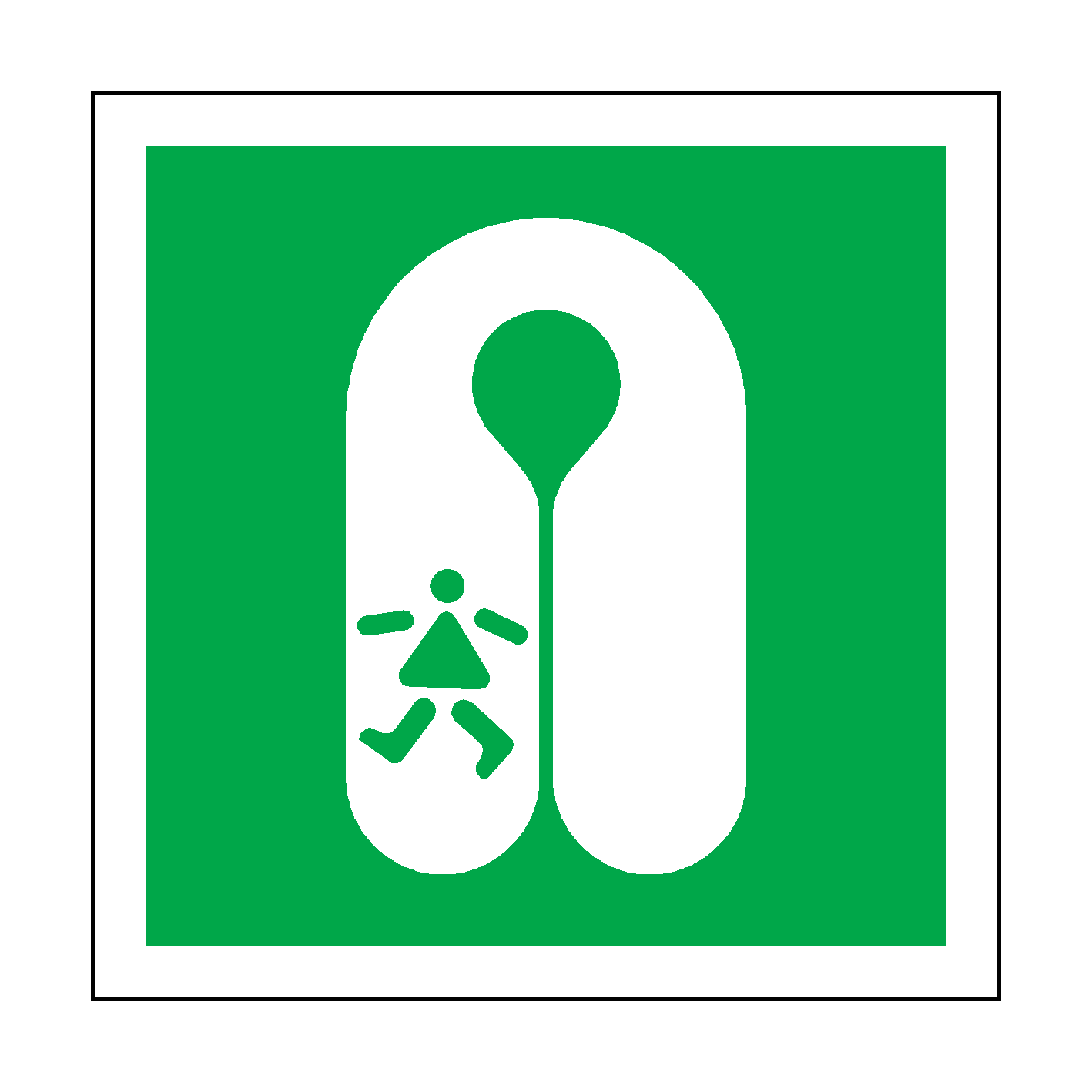 Children's Life Jacket Symbol Sign | Safety-Label.co.uk