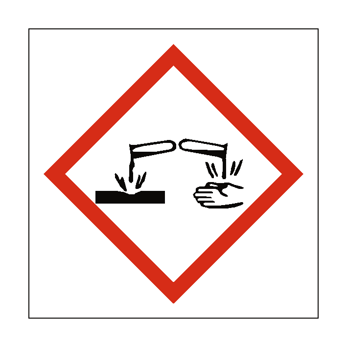Corrosive COSHH Sign | Safety-Label.co.uk