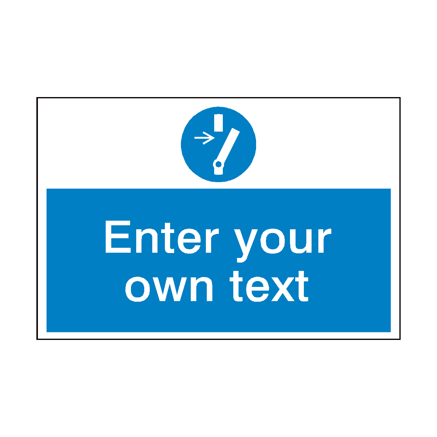 Disconnect Before Repair Custom Safety Sticker | Safety-Label.co.uk