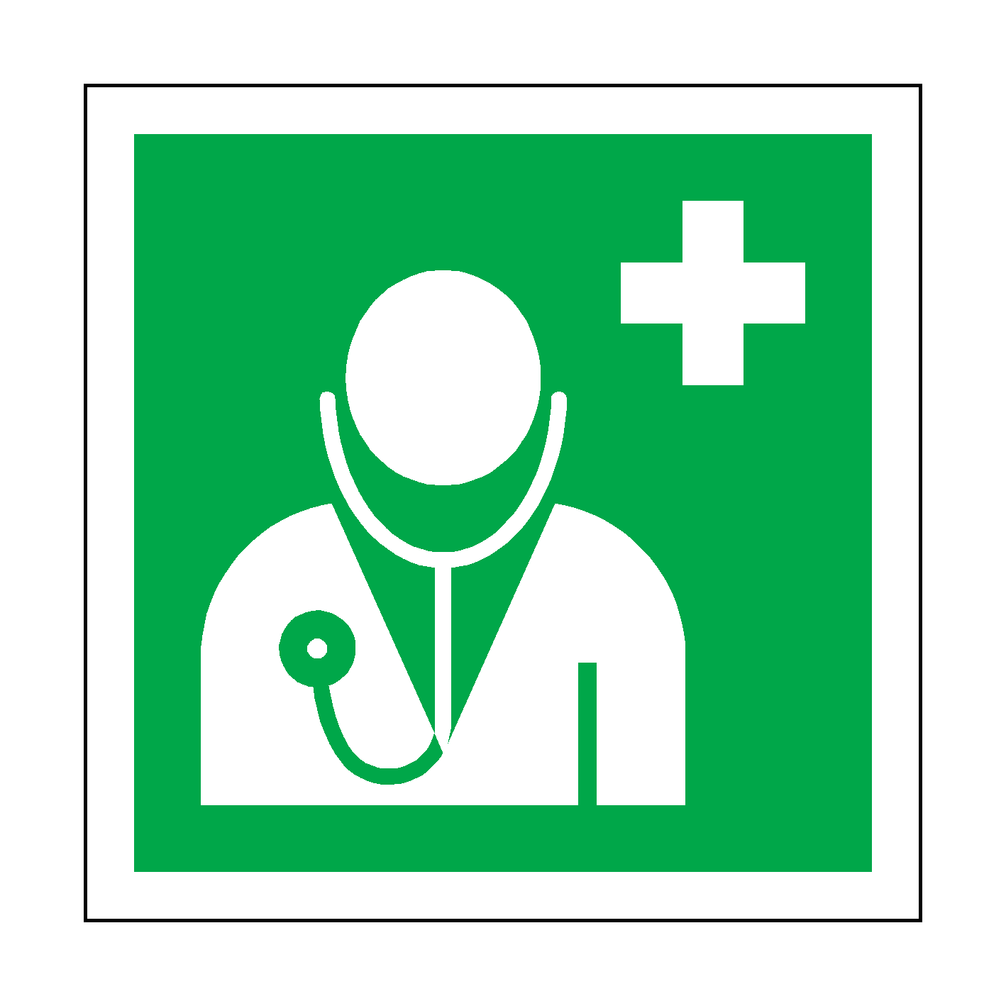 Doctor Symbol Sign | Safety-Label.co.uk
